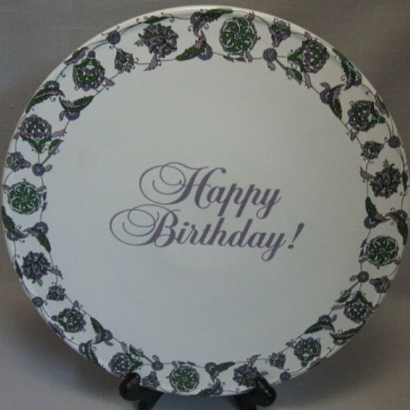 Avon | Kitchen | Avon Happy Birthday Cake Plate | Poshmark